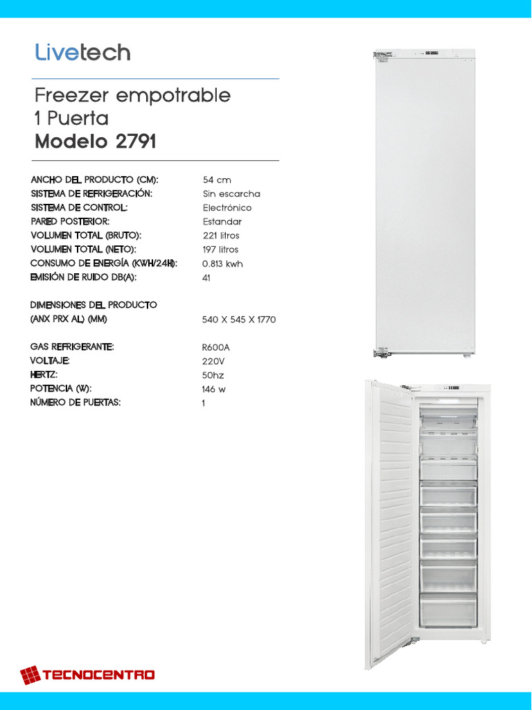 ficha-tecnica-freezer-livetech-empotrable-1-puerta-modelo-2791-pdf