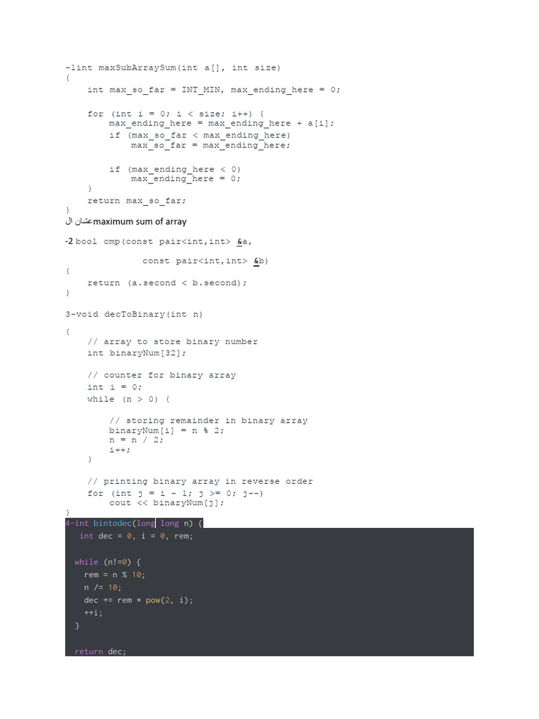 Maximum Subarray Sum Algorithm | PDF | Teaching Methods & Materials