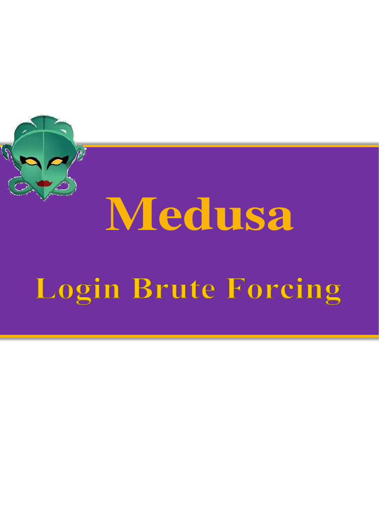 Medusa - Login Brute Force | PDF | File Transfer Protocol | Password