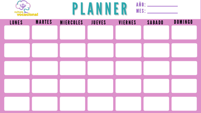 Planner Mensual | PDF