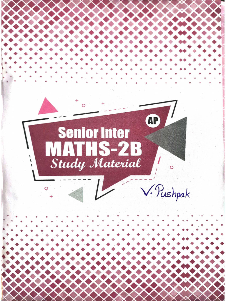 Maths 2B Star Q | PDF
