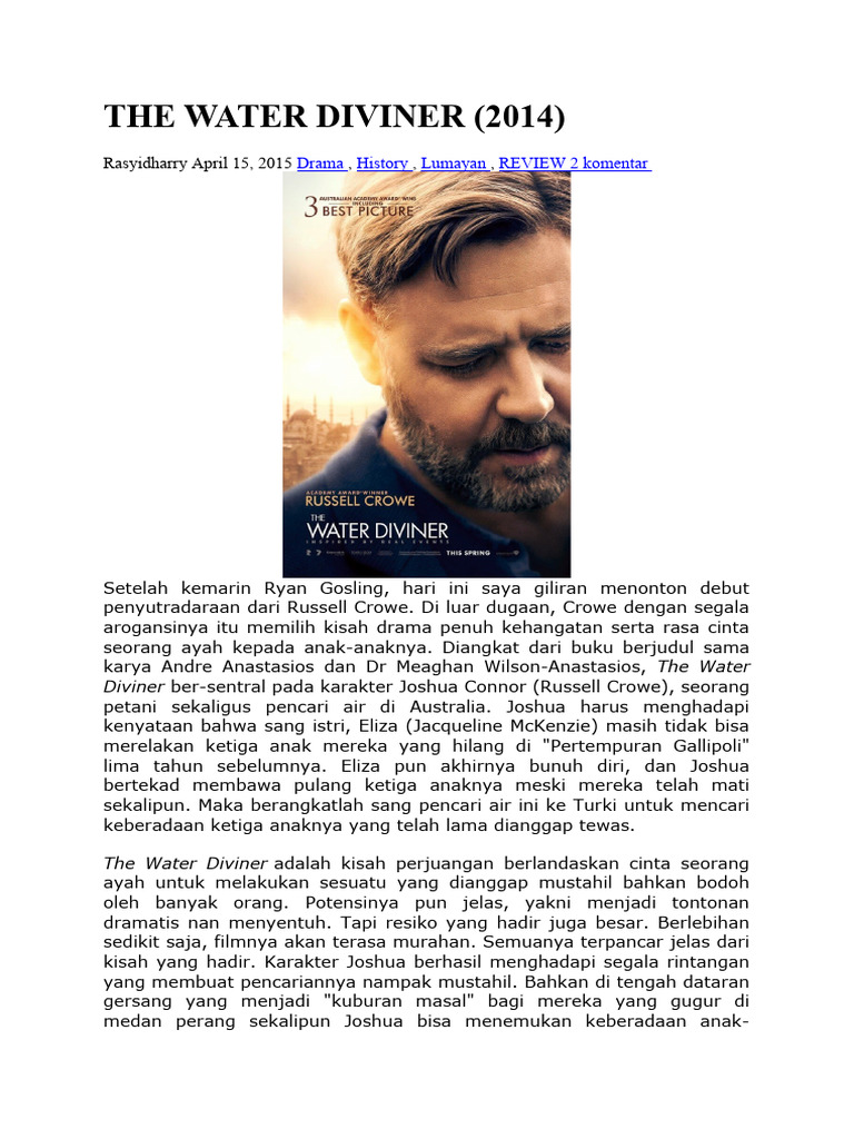 The Water Diviner | PDF