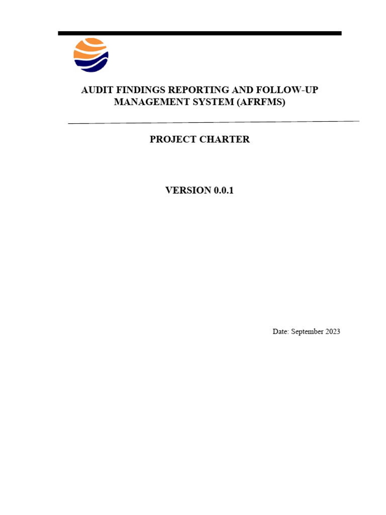 Deployment Architecture For AFRFMS | PDF | Project Management | Audit