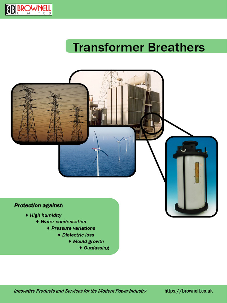 Transformer Breathers Brochure 2 | PDF | Transformer | Pipe (Fluid ...
