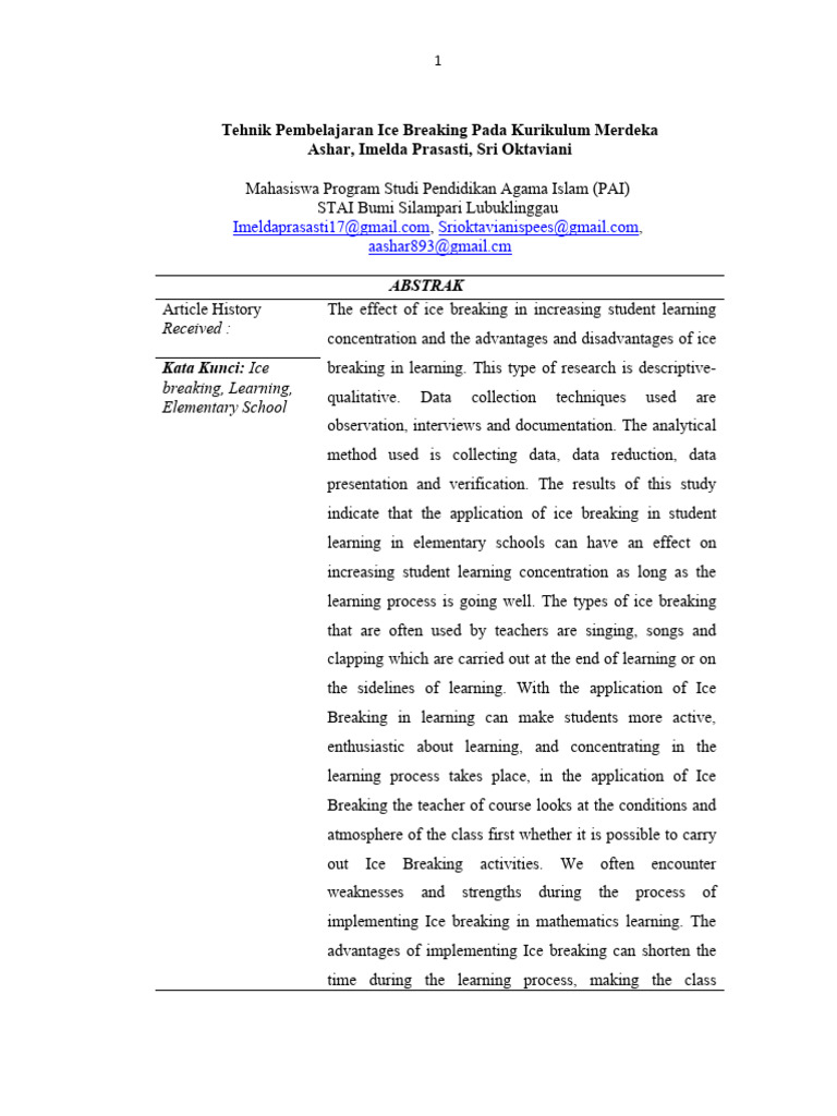 Pengelolaan Pembelajaran (Ashar, Imelda, Ani) | PDF | Ice | Cognition