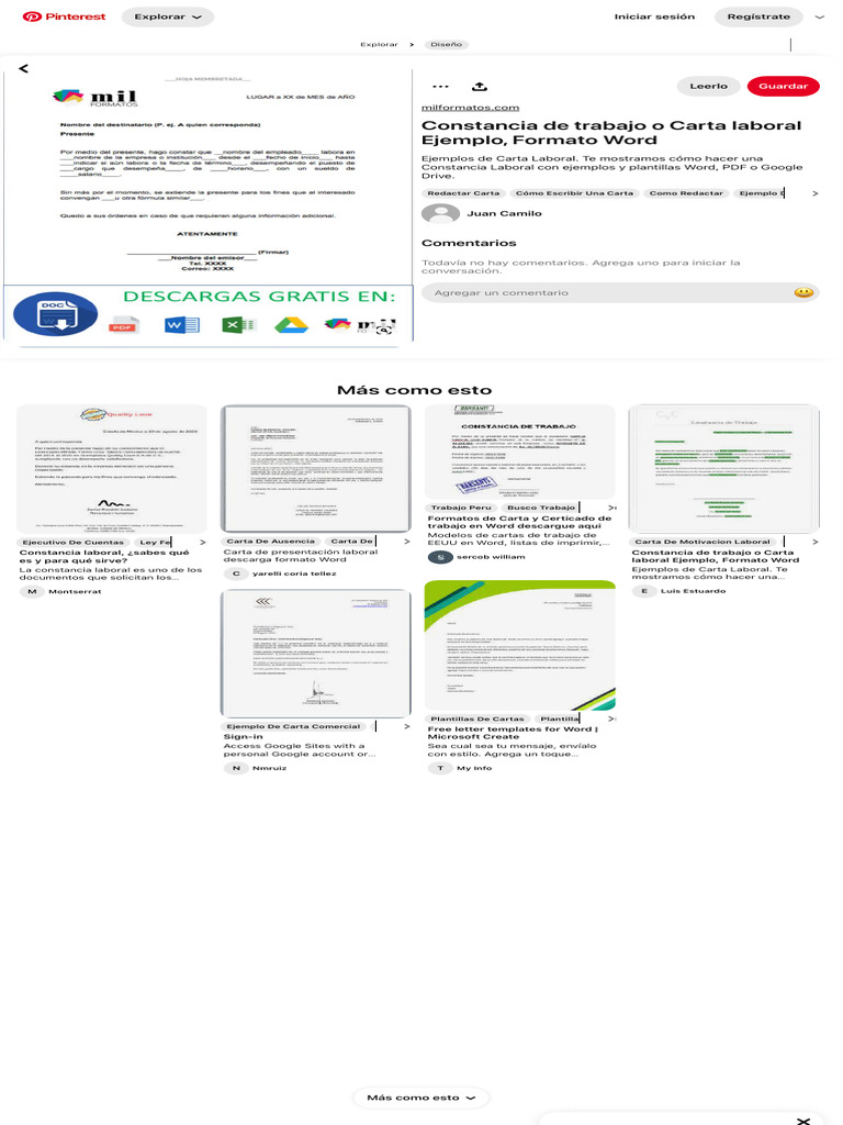 Guía para Crear Constancia Laboral | PDF | Microsoft Word | Software