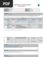 Lesson Plan Evaluation Template | PDF | Educational Assessment | Lesson ...
