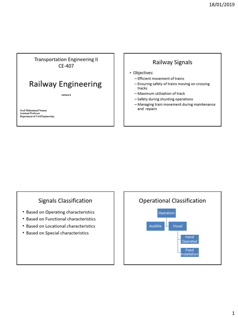 Transportation Engineering II (Lec - 6) | PDF | Transport ...