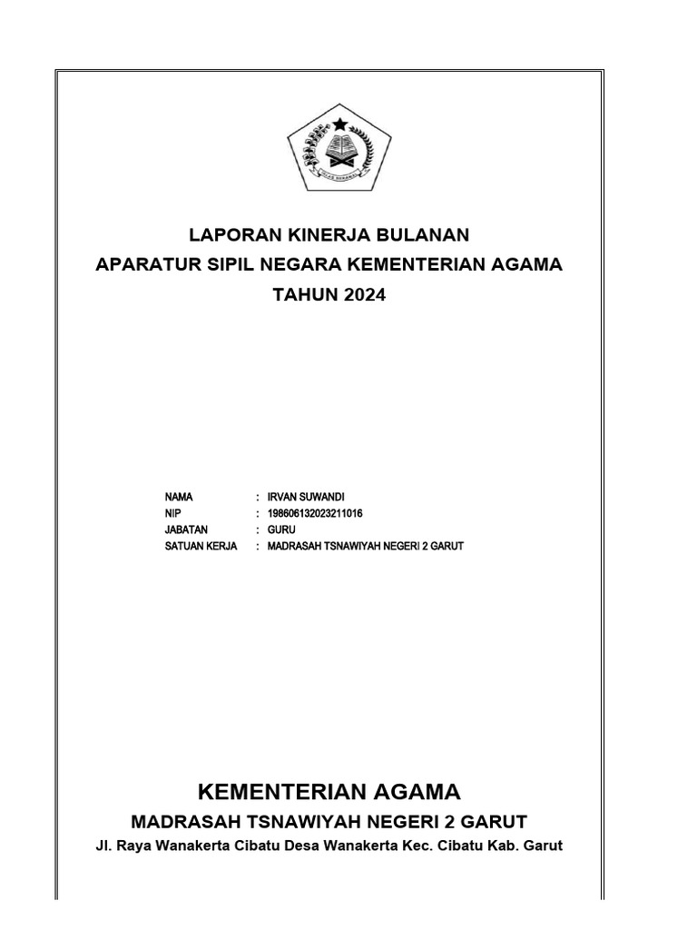 LKH Dan LKB Irvan Suwandi | PDF