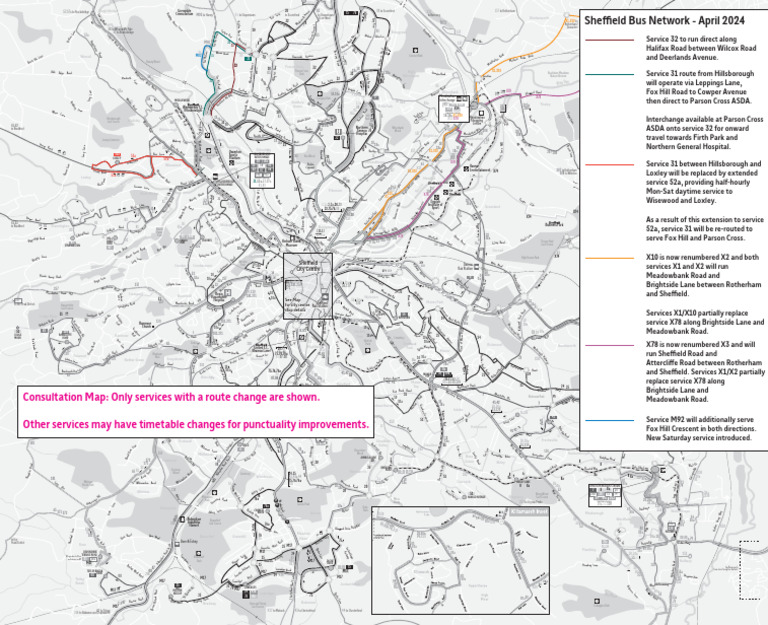 Sheffield Consultation Map April 2024 | PDF