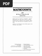 2023 Chapter Competition Sprint Round | PDF | Mathematics