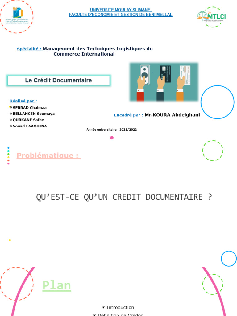 Comprendre le Crédit Documentaire | PDF | Lettre de crédit | Argent