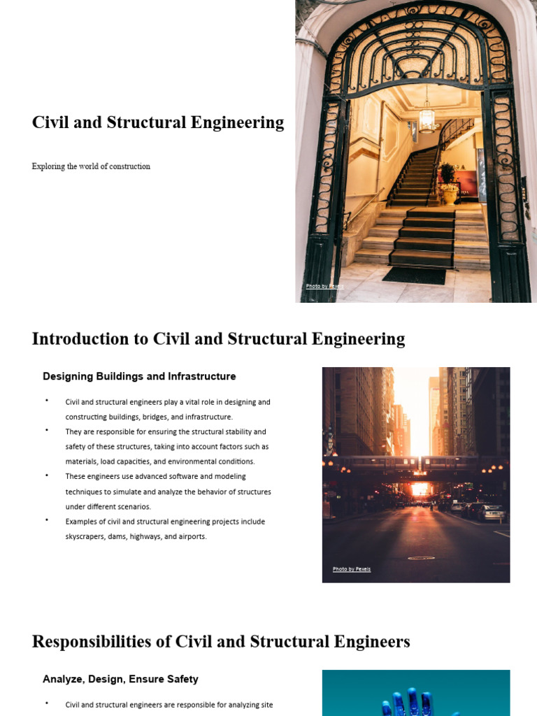 Civil and Structural Presentation | PDF | Sustainable Design ...