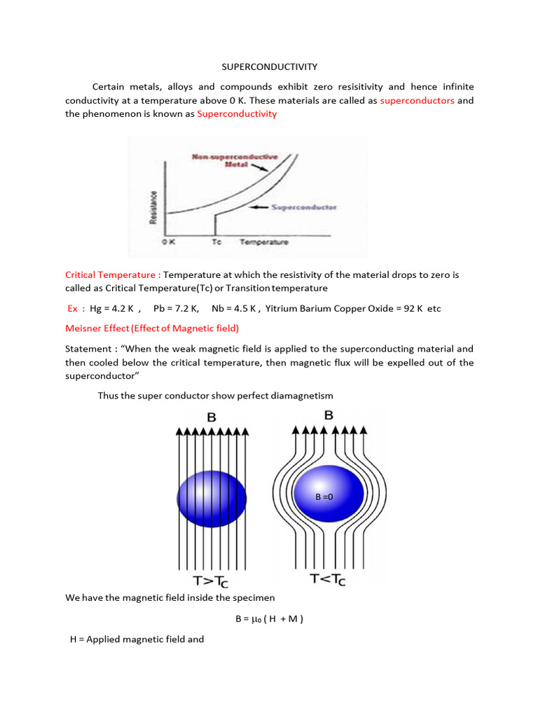 Superconductivity New Pdf Superconductivity Electron