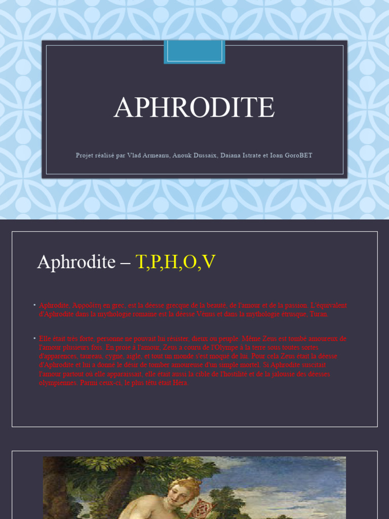 Aphrodite | PDF | Aphrodite | Zeus
