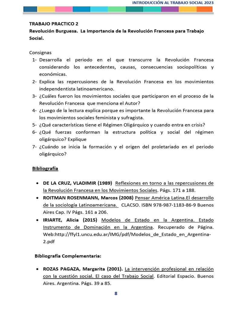 TP 2 Eje 1 | PDF | Historia