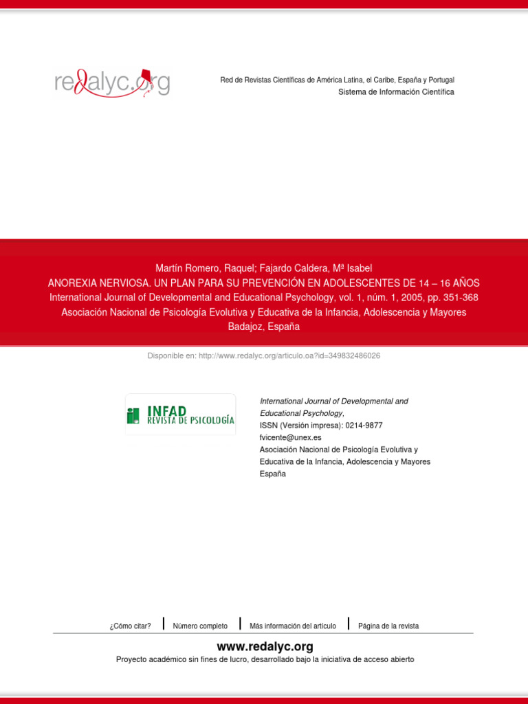 Prevención de Anorexia en Adolescentes | PDF | Anorexia nerviosa ...