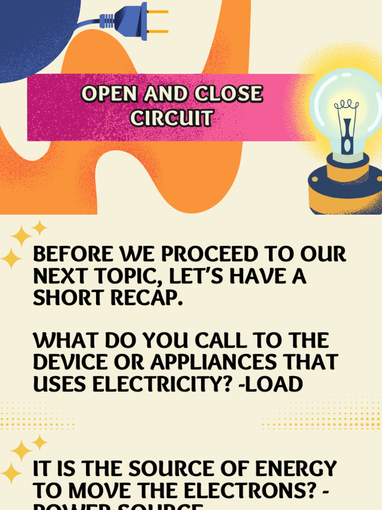 Open and Close Circuit | PDF