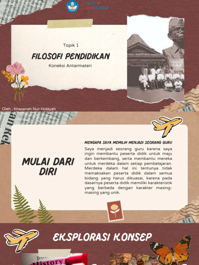 Filosofi Pendidikan-T1-Koneksi Antarmateri-Khasanah Nur Hidayah | PDF | Pengembangan Diri