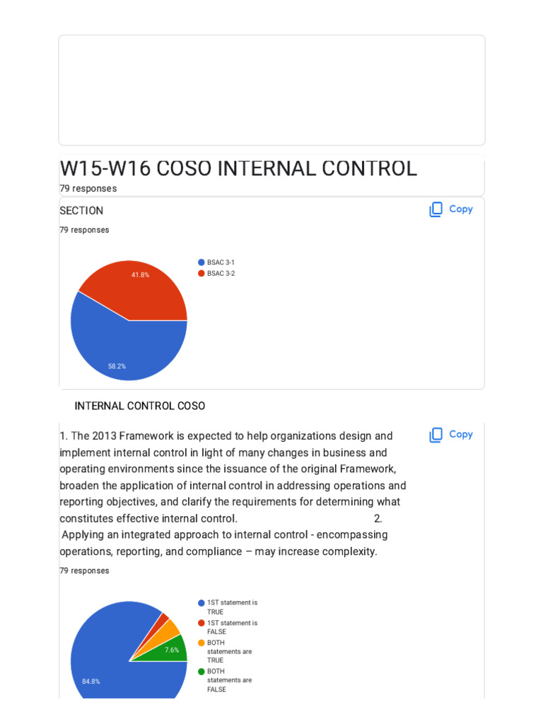 COSO Internal Control Framework Insights | PDF | Internal Control | Audit