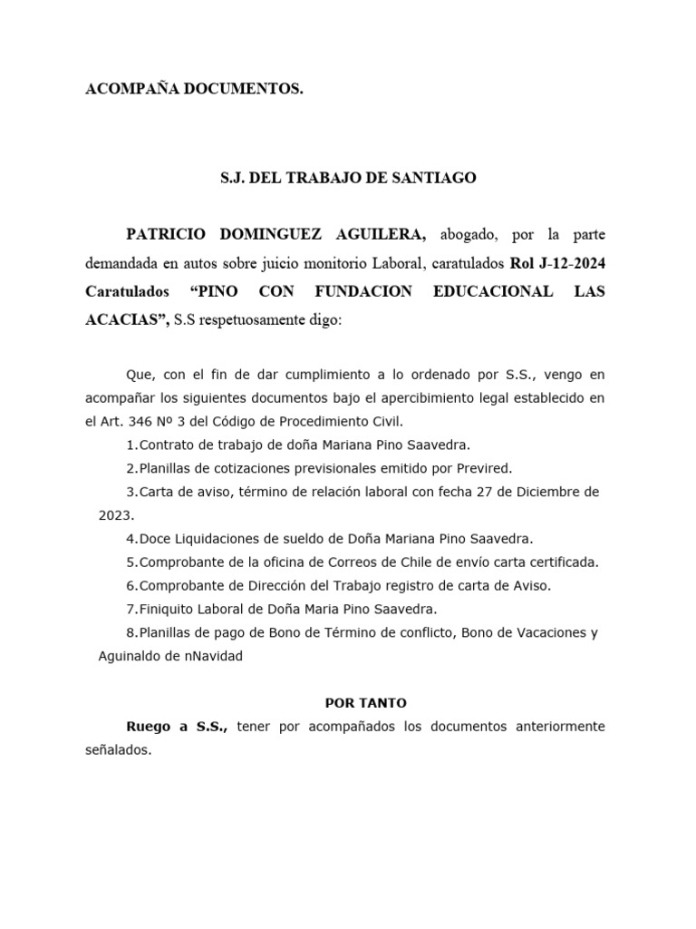 Acompaña Documentos | PDF