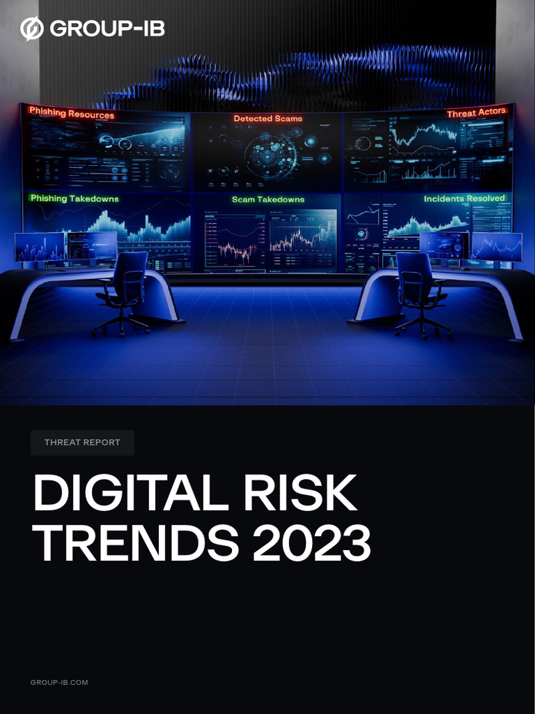Group Ib Digital Risk Trends Report 2023 | PDF | Phishing | Cybercrime