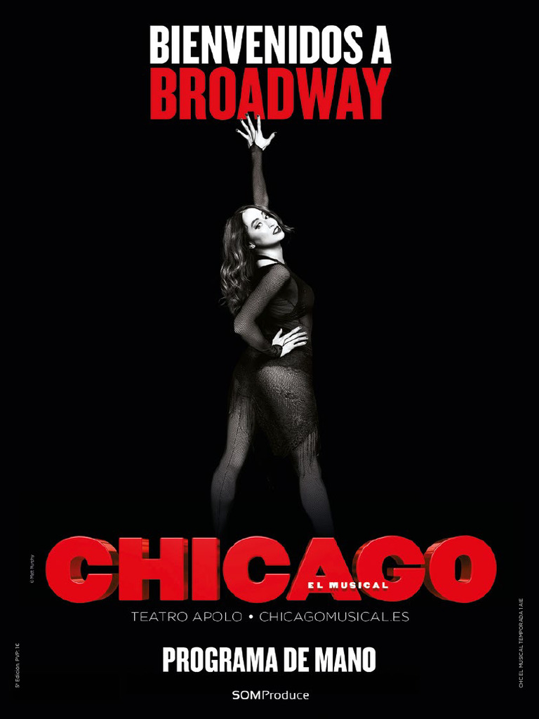 Programa Mano Chicago ED 5 Digital | PDF | Teatro musical | Teatro Broadway