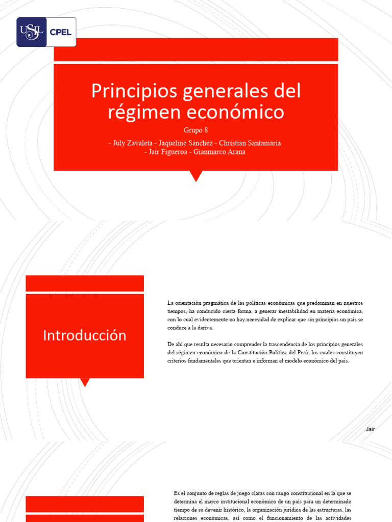 Principios Generales Del Régimen Económico Grupo 8 | PDF | Monopolio ... Principios Generales Del Régimen Económico Grupo 8 | PDF | Monopolio ...