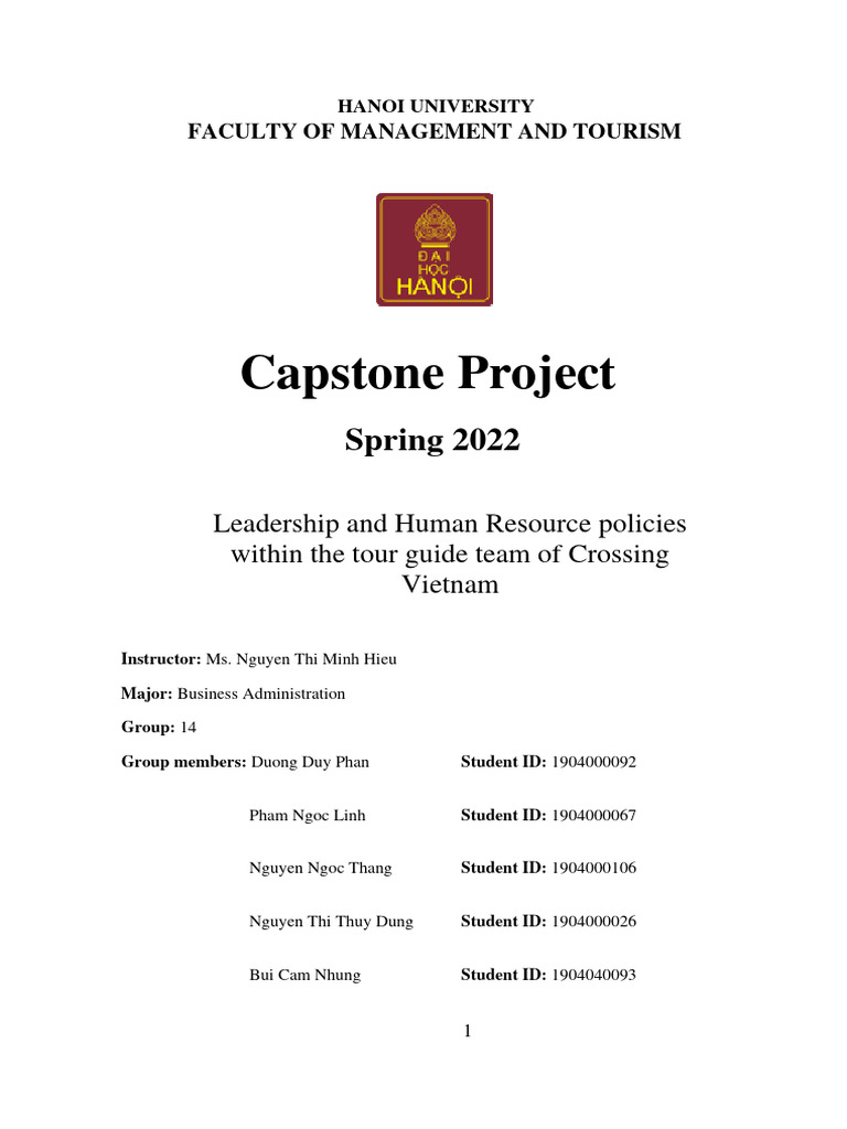Proposal CAPSTONE GROUP 14 | PDF | Leadership | Survey Methodology