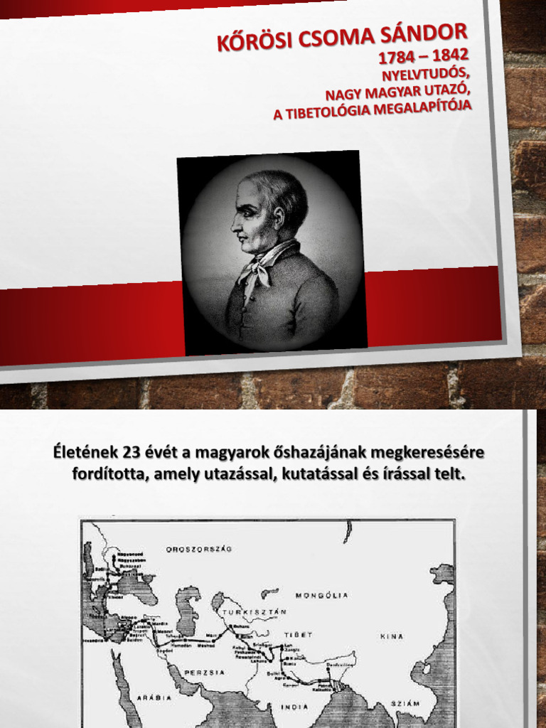 Korosi Csoma Sandor | PDF