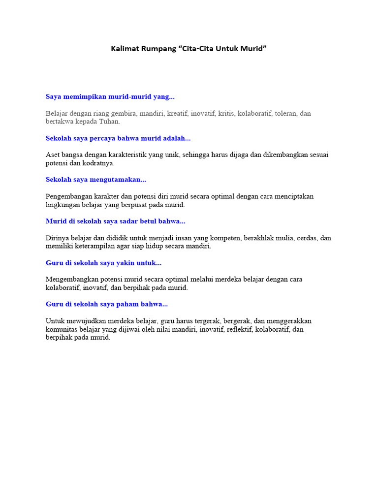 Kalimat Rumpang | PDF