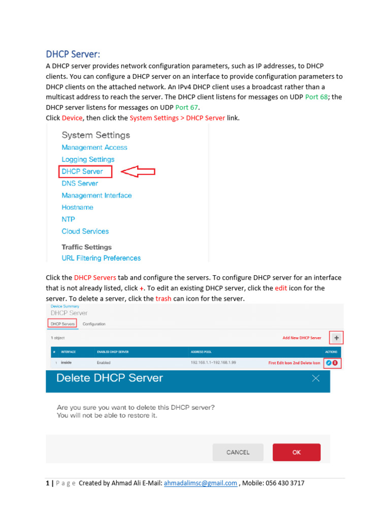 10 DHCP Server | Download Free PDF | Ip Address | Wide Area Network