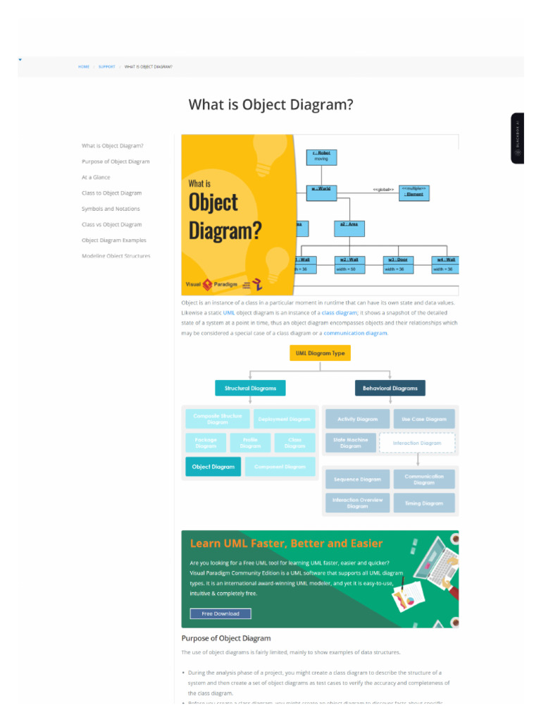 Class Diagram vs. Object Diagram | PDF Class Diagram vs. Object Diagram | PDF