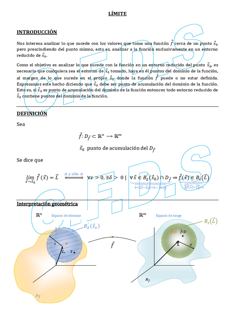 01 - Limite - Av | PDF | Matemáticas | Análisis matemático