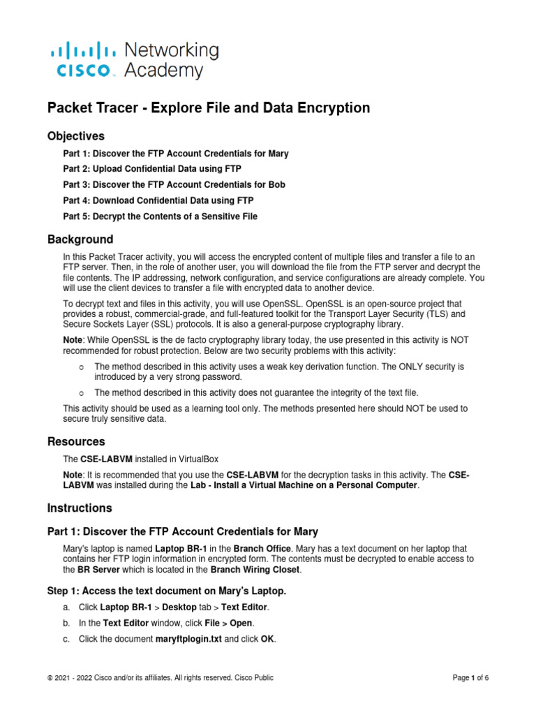File and Data Encryption with FTP | PDF | File Transfer Protocol ...