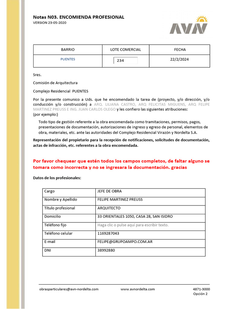 Encomienda Profesional DIGITAL 23092020 | PDF