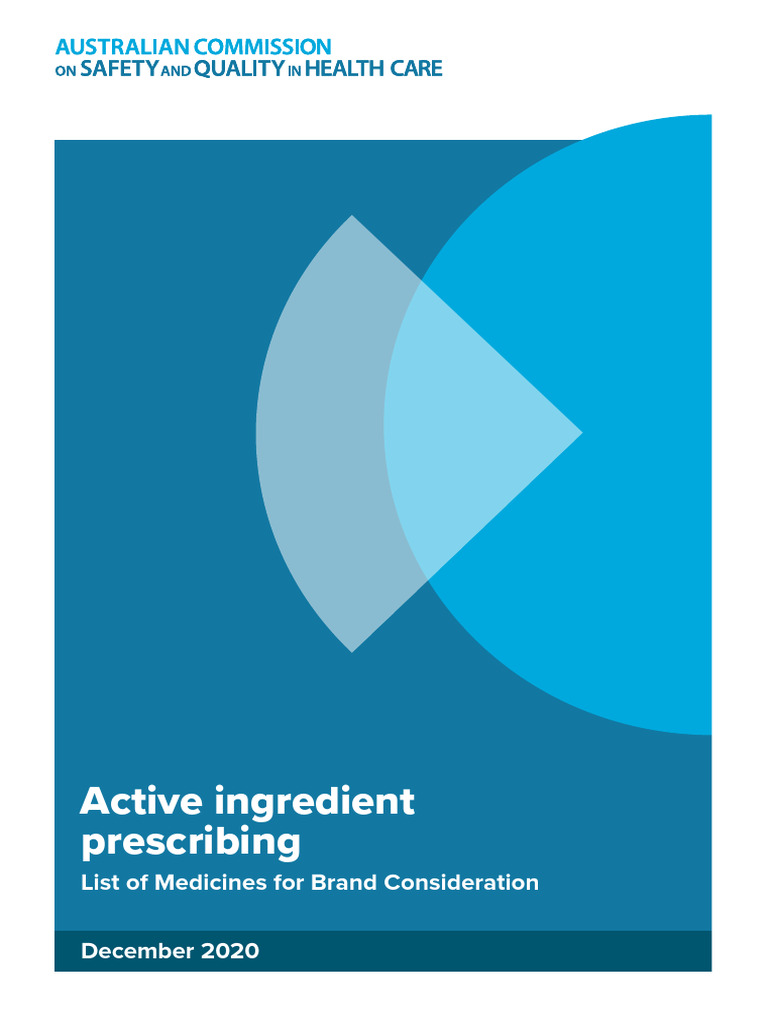 Active Ingredient Prescribing - List of Medicines For Brand ...