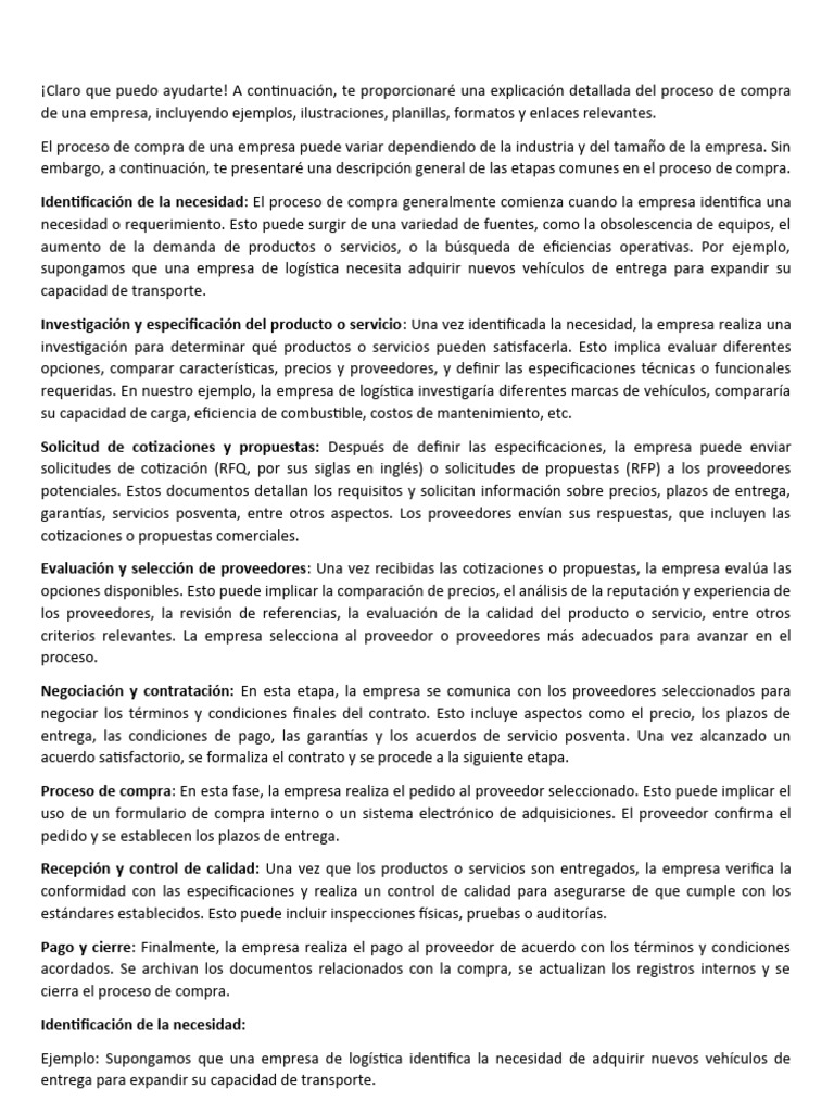 Proceso de Compras | PDF | Business | Calidad (comercial)