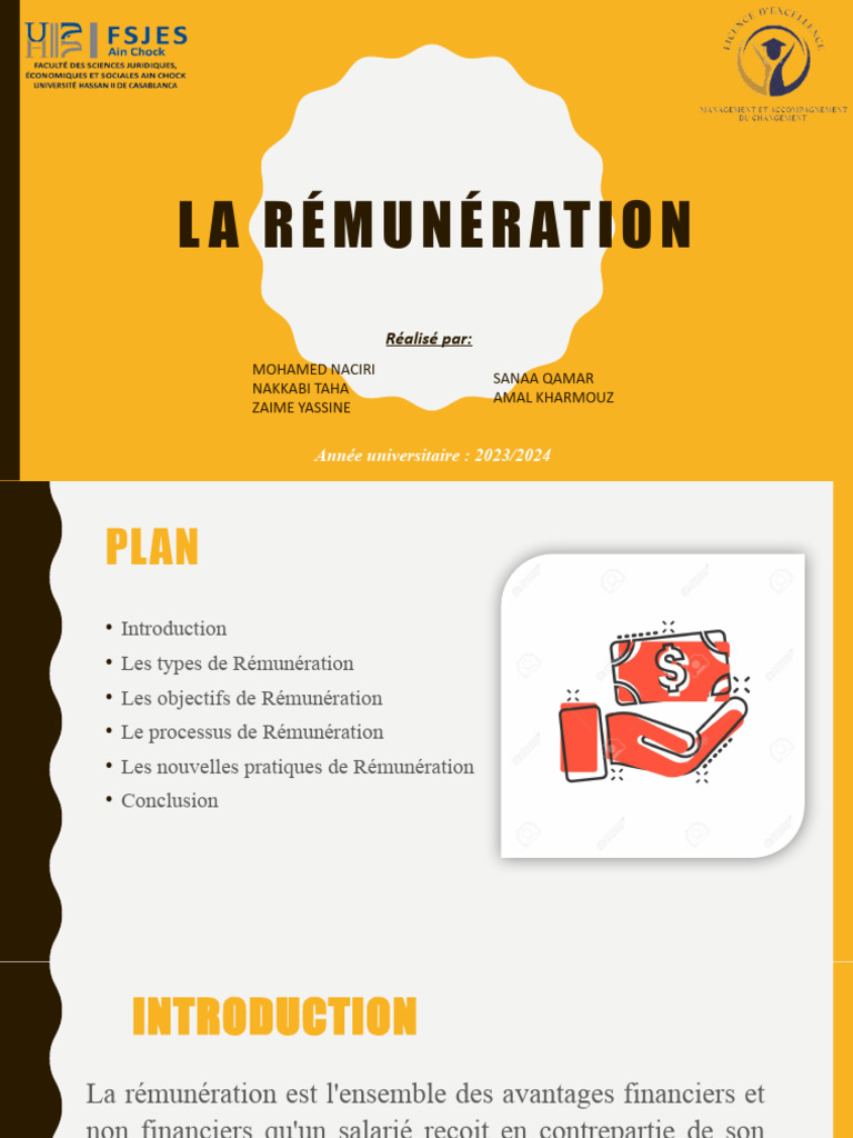 La Rémunération | PDF | Business | Motivation