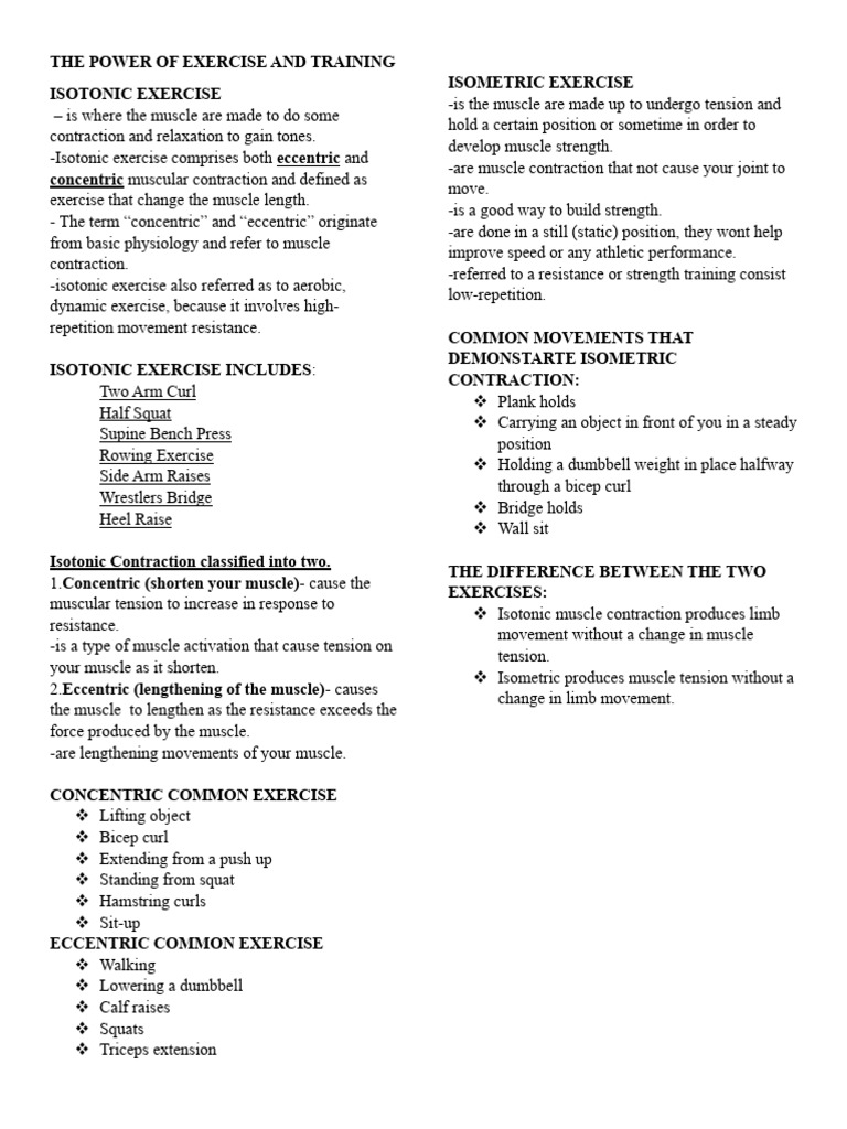 Phatfit Notes | PDF | Muscle Contraction | Sports Science
