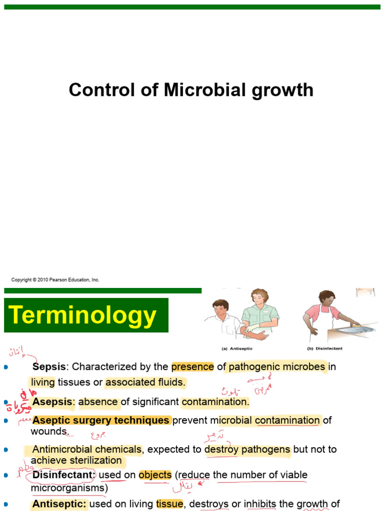 5 - Control of Microbial Growth | PDF | Antimicrobial | Sterilization (Microbiology)
