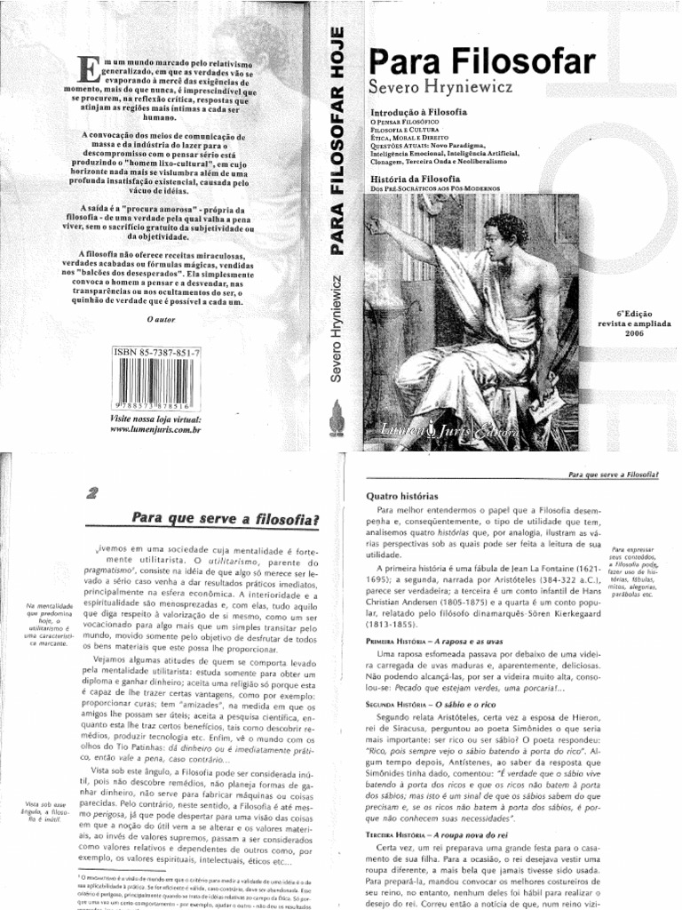 1 - para Filosofar - Severo | PDF