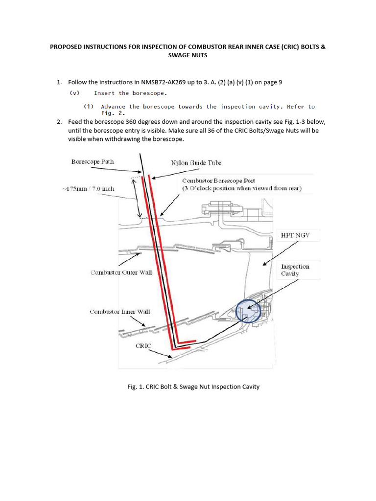 CRIC Bolts and Swage Nut Inpsection-1 | PDF | Teaching Methods & Materials