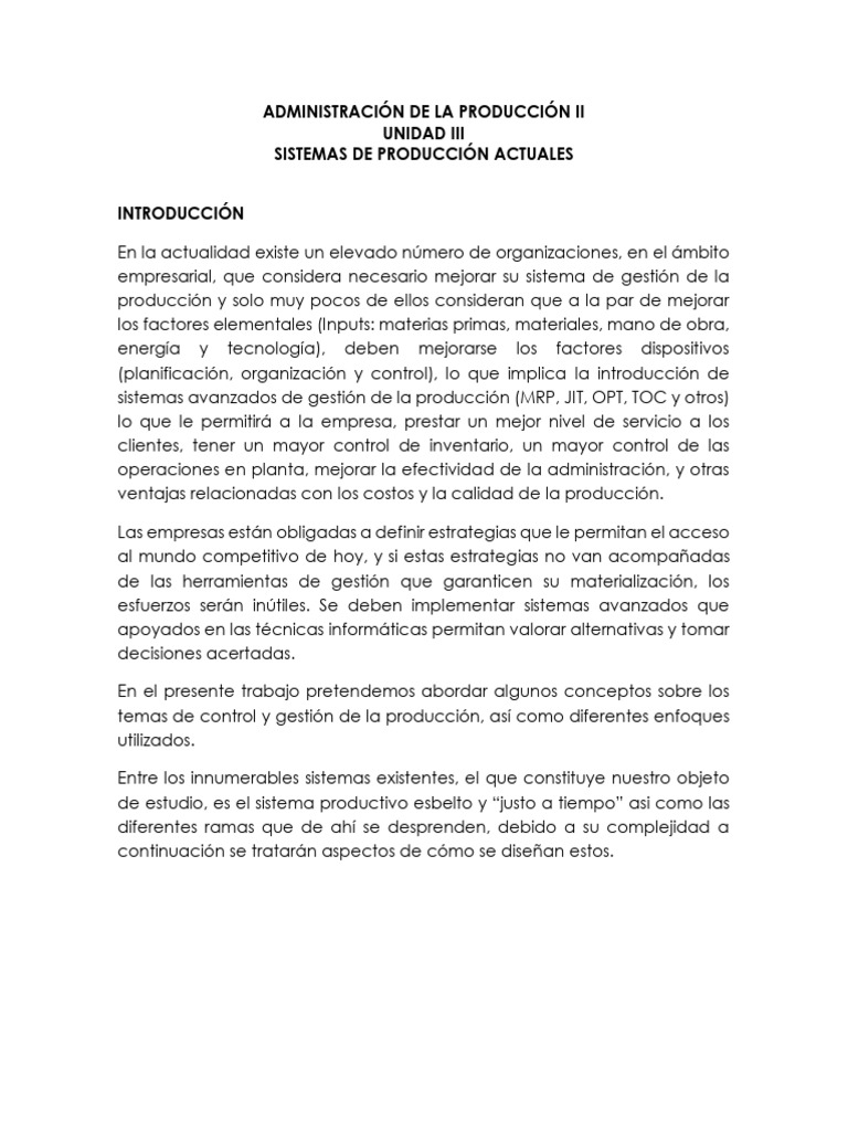 Tema #3 S.P.A. | PDF | Lean Manufacturing | Business