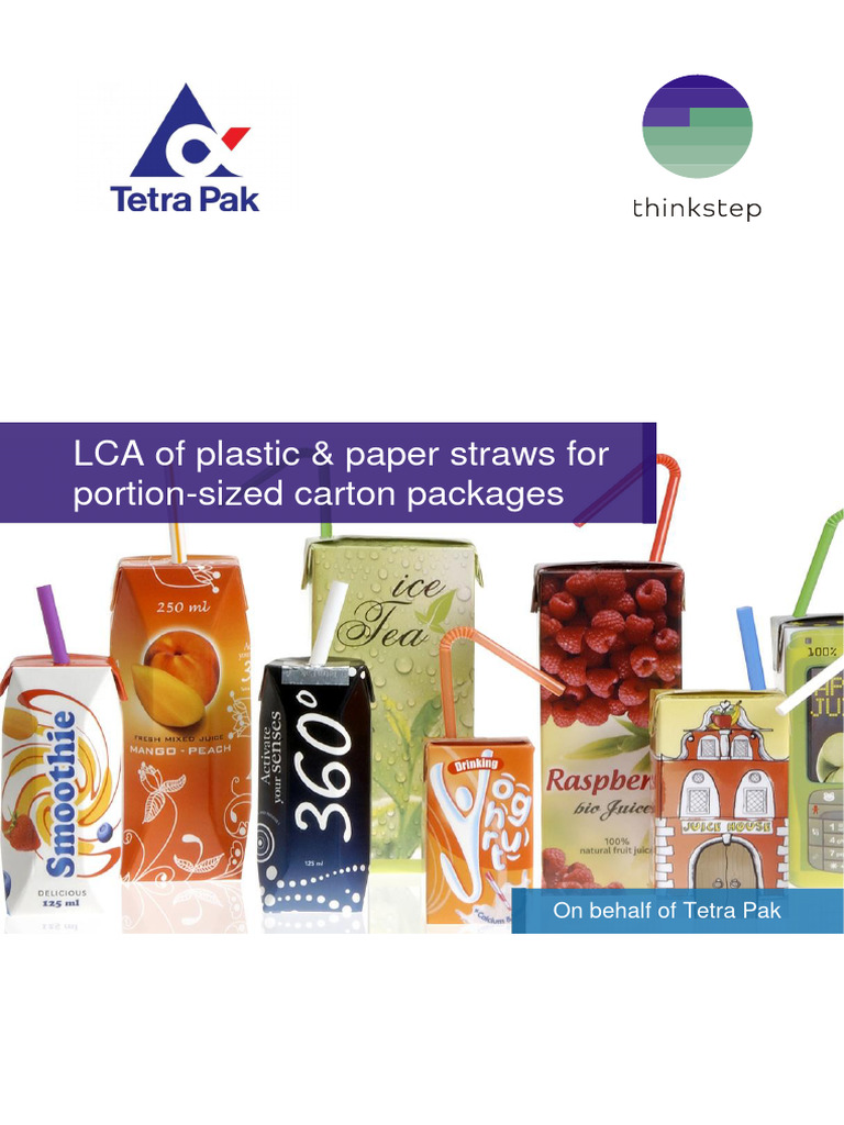 LCA Paper Plastic Straws | PDF | Life Cycle Assessment | Natural ...