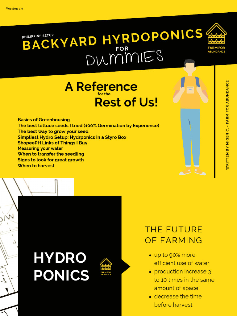 Backyard Hydo V1.6-2 | PDF | Hydroponics | Ph