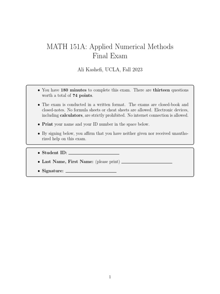 Final | PDF | Analysis | Algorithms