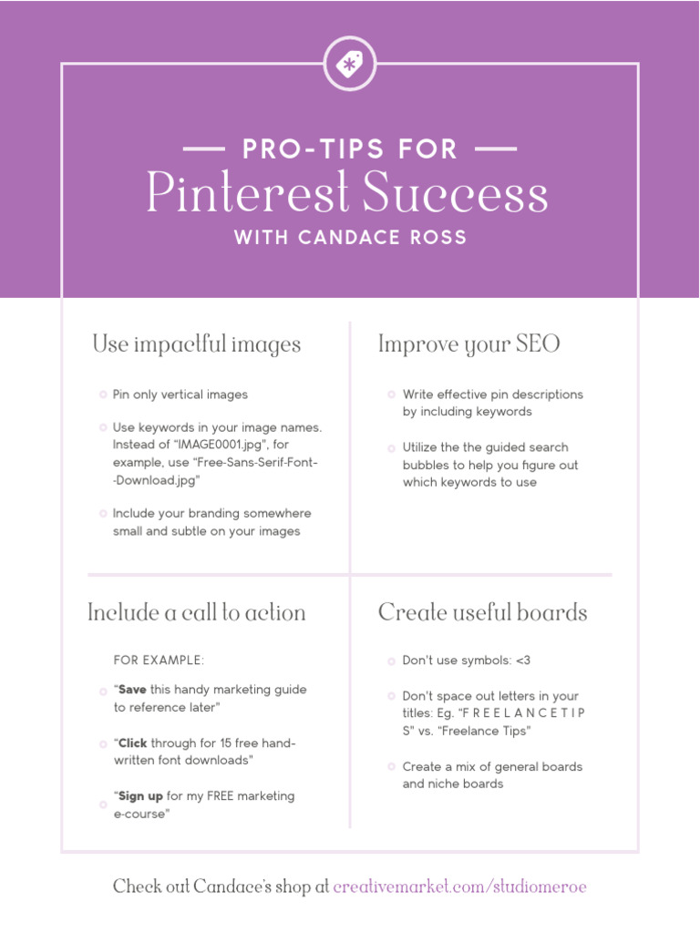 Pinterest Cheat Sheet | PDF