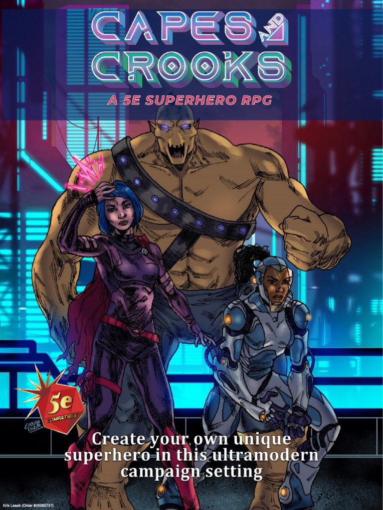 Capes & Crooks RPG Guide | PDF