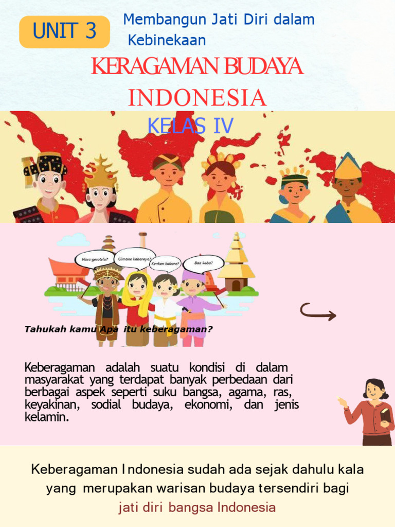 Materi PPT PKN Keragaman Budaya Indonesia | PDF